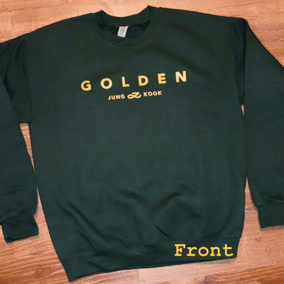 Custom Jungkook “golden” Album Sweatshirt - BTS Inspired Merchandise ...