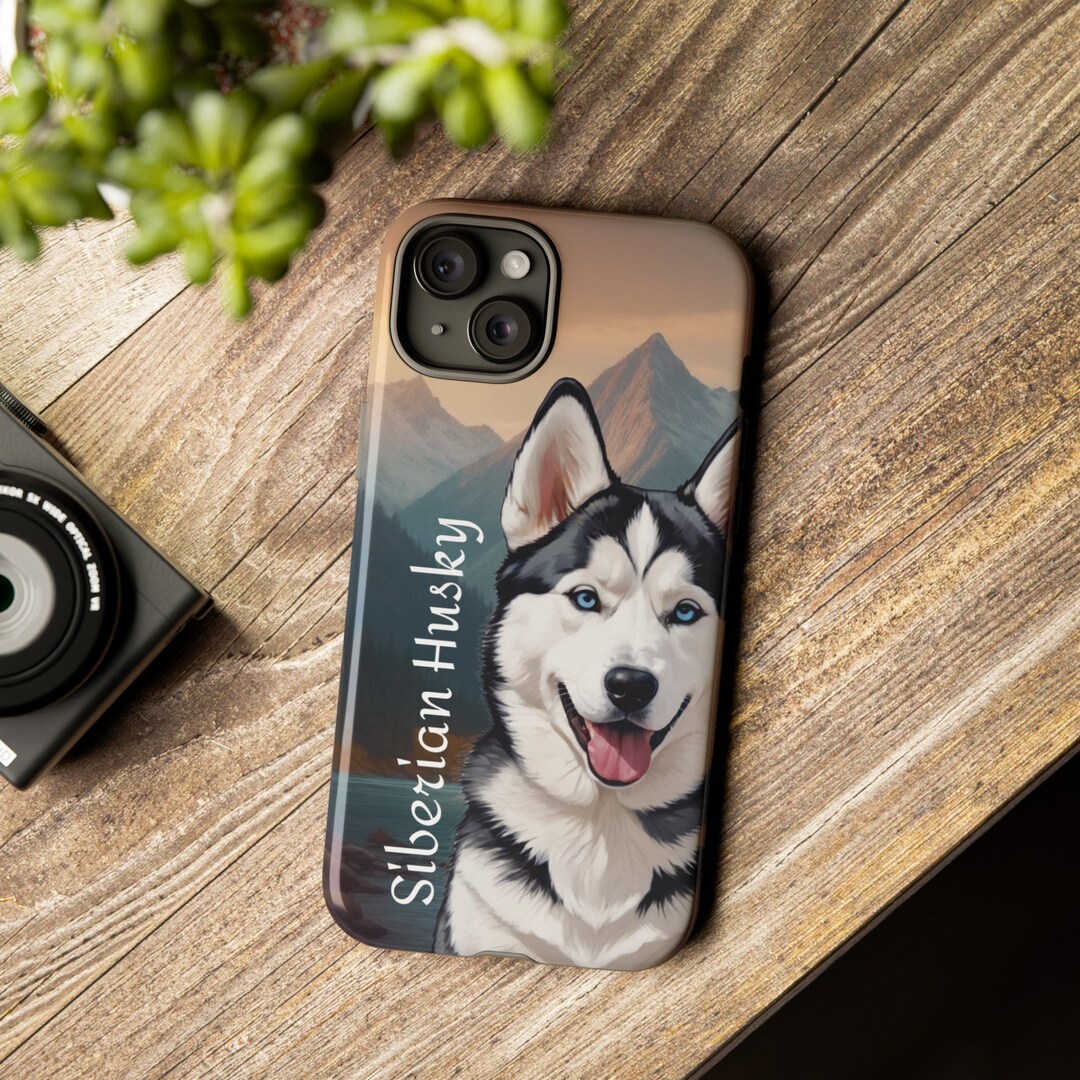 Artistic Siberian Husky Tough Phone Cases - Etsy