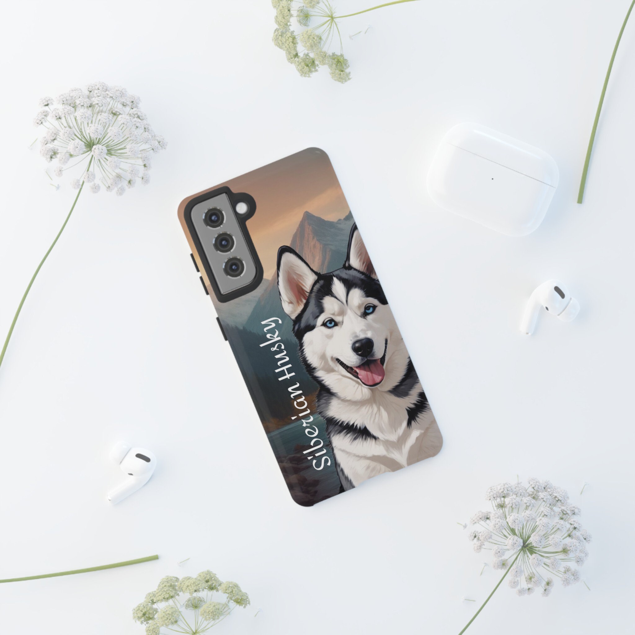 Artistic Siberian Husky Tough Phone Cases - Etsy