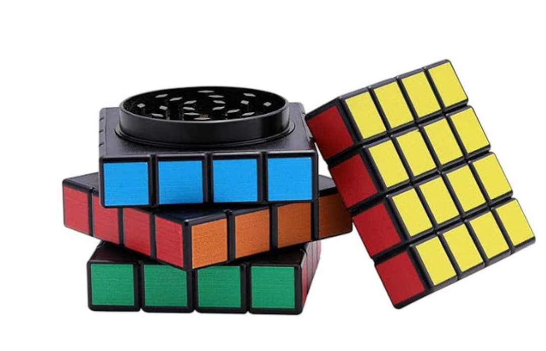 Rubix Cube Metal Grinder, 4-parts - Etsy