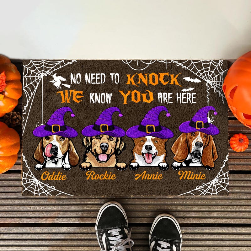 Halloween Door Mat - Etsy
