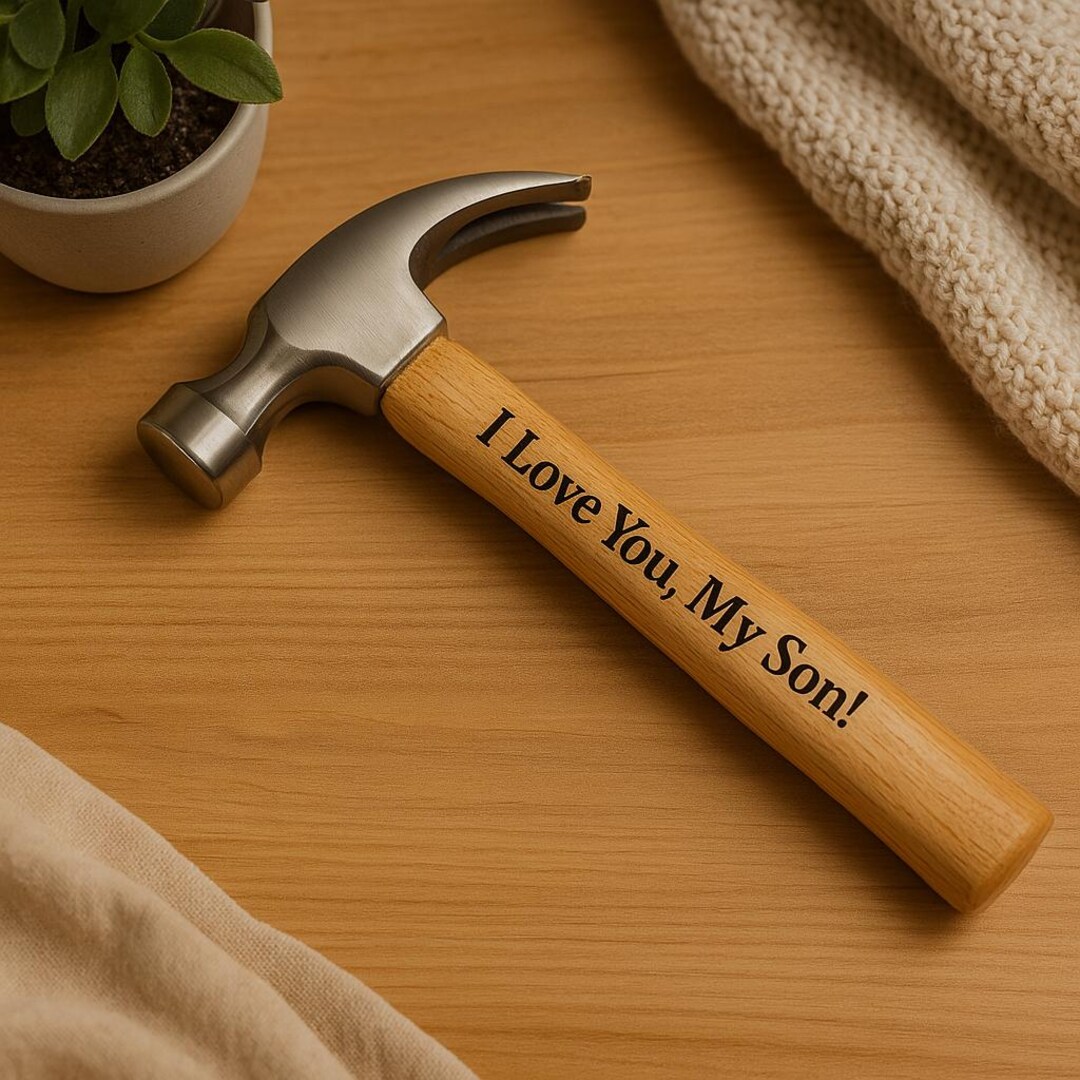 Custom Engraved Mini Hammer – Personalized Wood Handle Hammer Gift for ...