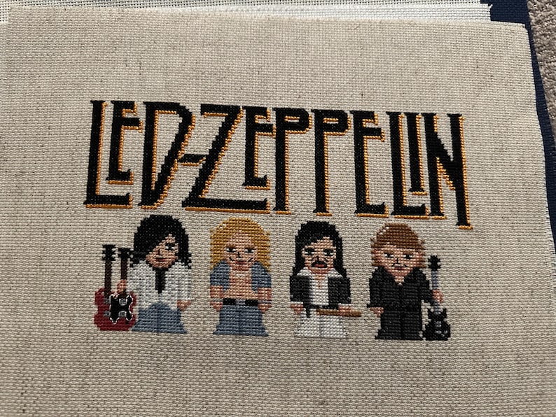 Led Zeppelin Cross Stitch Pattern - Etsy