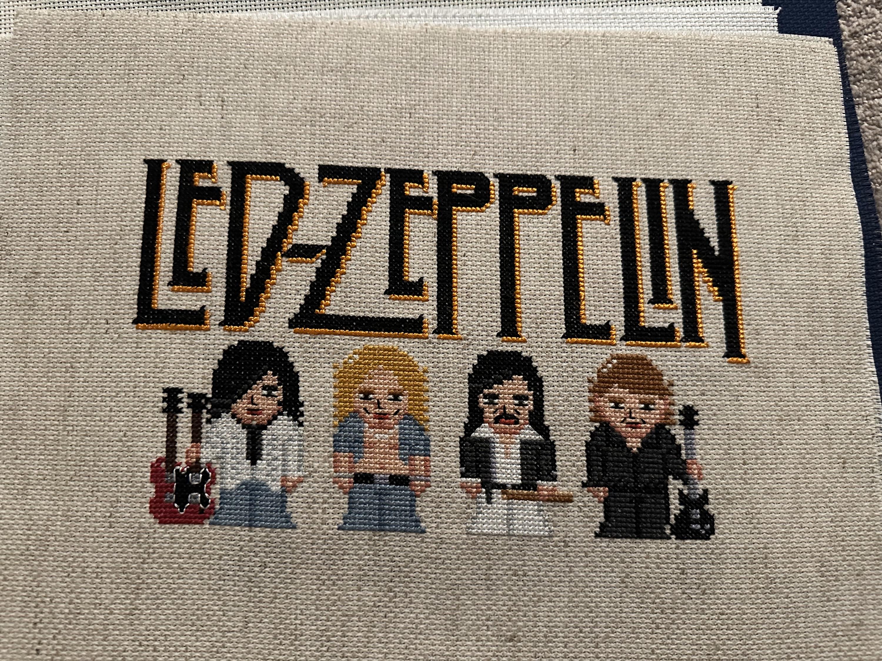Led Zeppelin Cross Stitch Pattern - Etsy