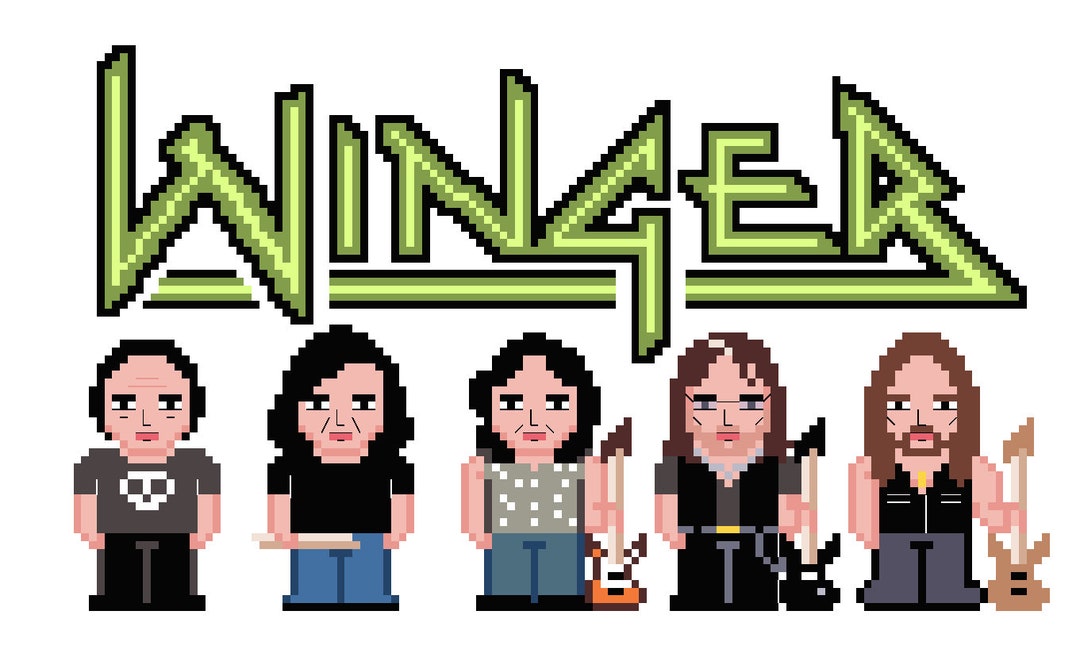 Winger Band Cross Stitch Pattern - Etsy