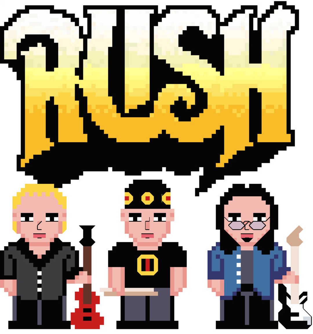 Rush Band Cross Stitch Pattern - Etsy