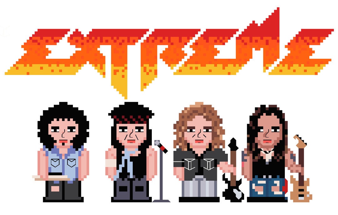 Extreme Band Cross Stitch Pattern - Etsy