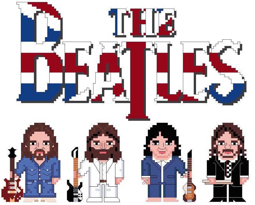 The Beatles Abbey Road Cross Stitch Pattern - Etsy