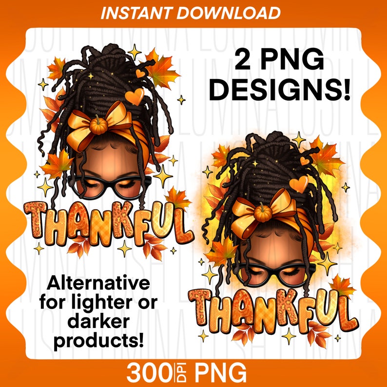 Thankful Afro Messy Bun Png, Fall Messy Bun Png, Thankful Mama Png ...