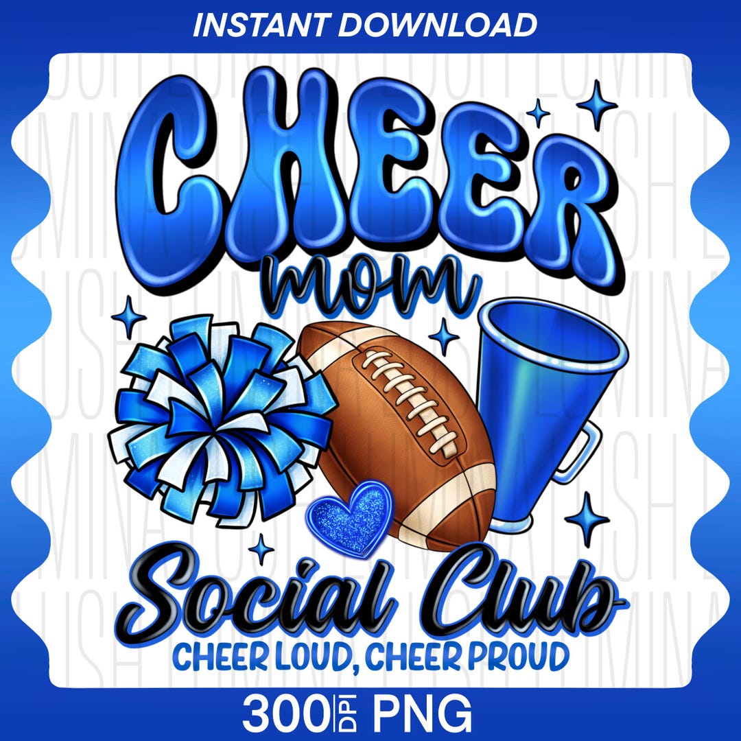 Cheer PNG, Cheer Mom Social Club Png, Cheerleading Mom Png ...