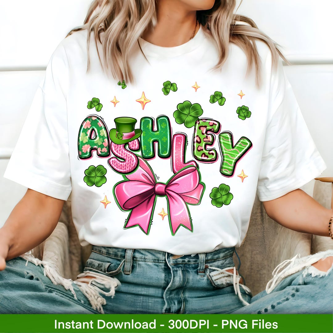 Personalized St Patrick's Day Png, Custom St Patricks Name Png, St ...