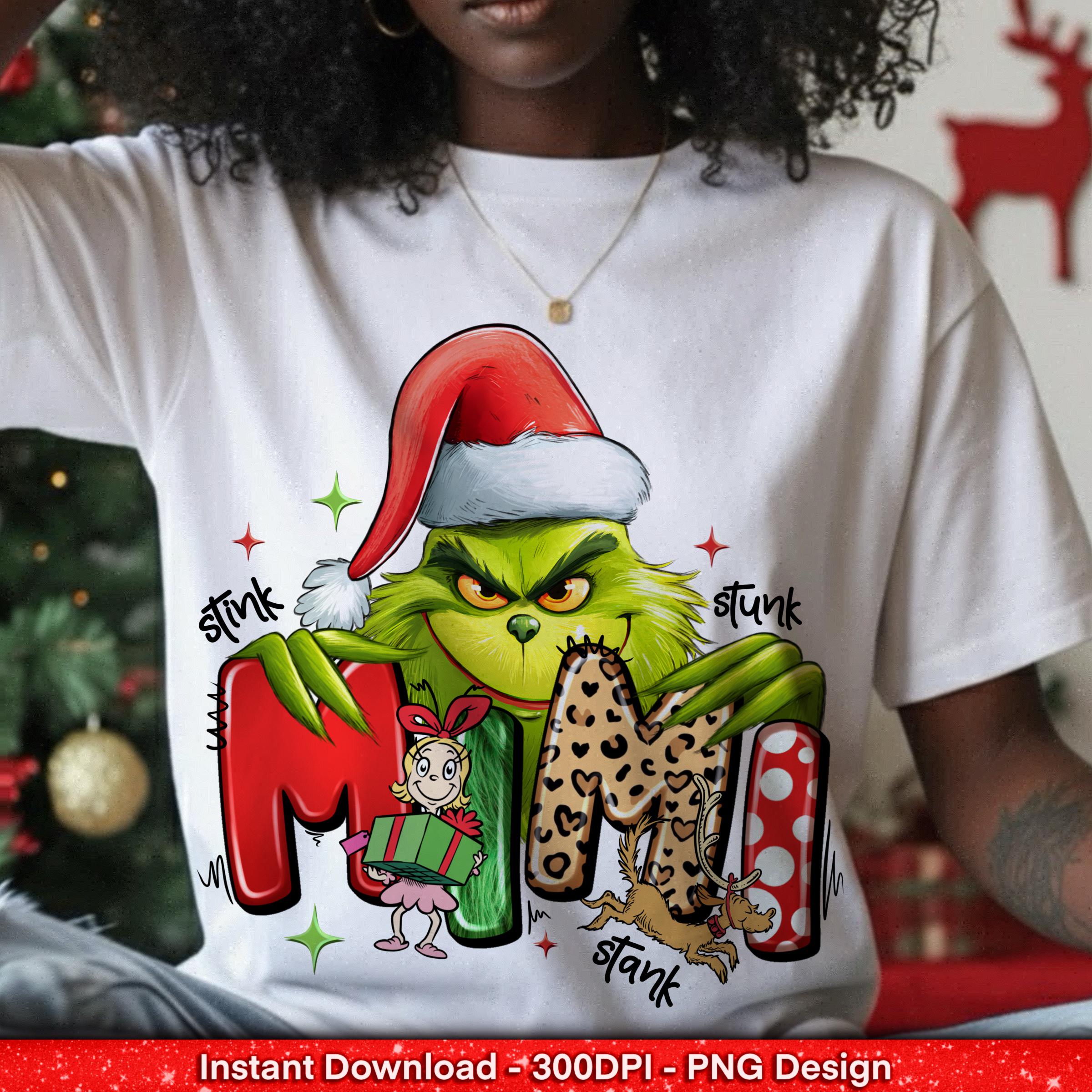 Christmas Grinc Mimi PNG, Green Holiday Movie Character Mimi Design ...