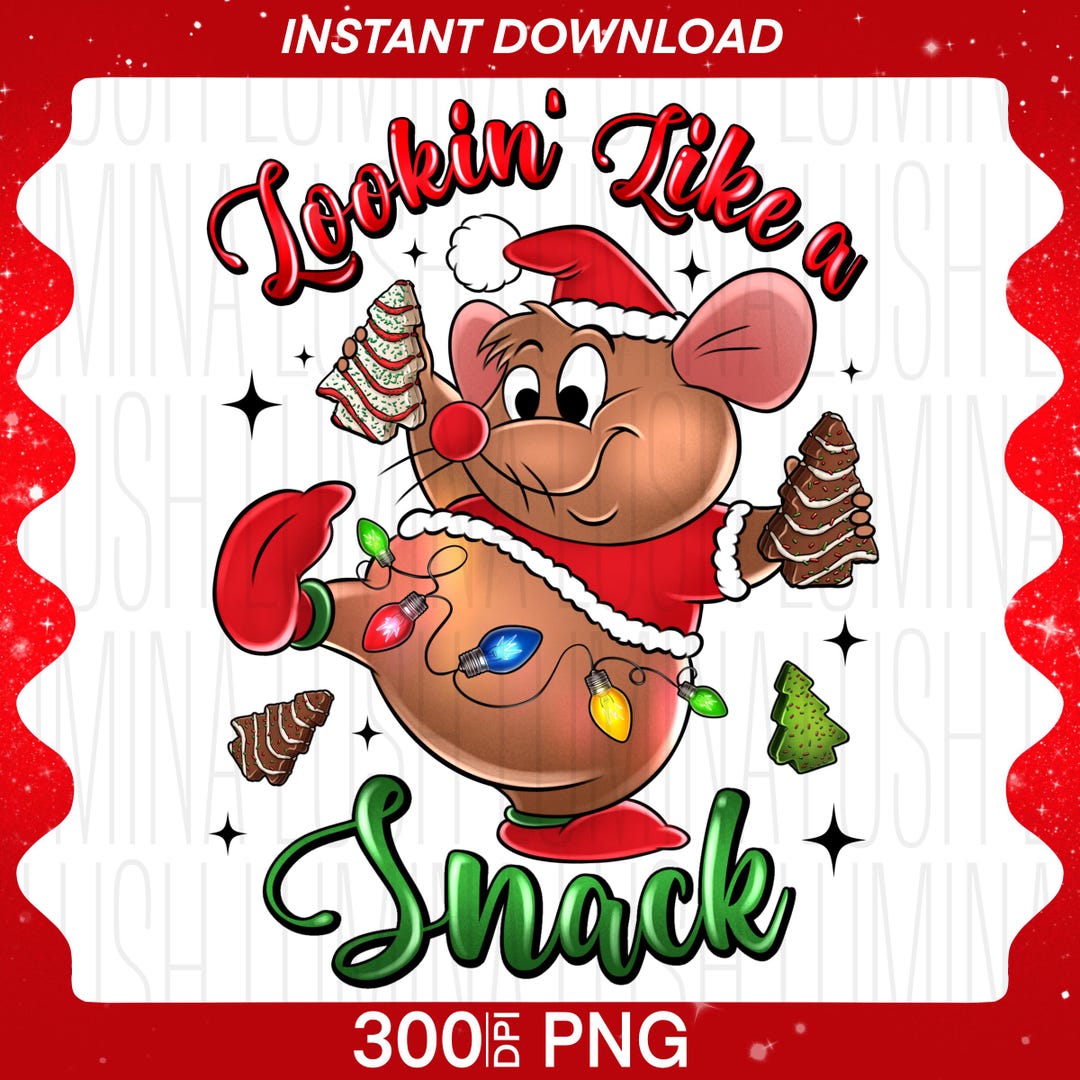 Gus Gus Christmas PNG, Funny Mouse Design (digital Download) - Etsy