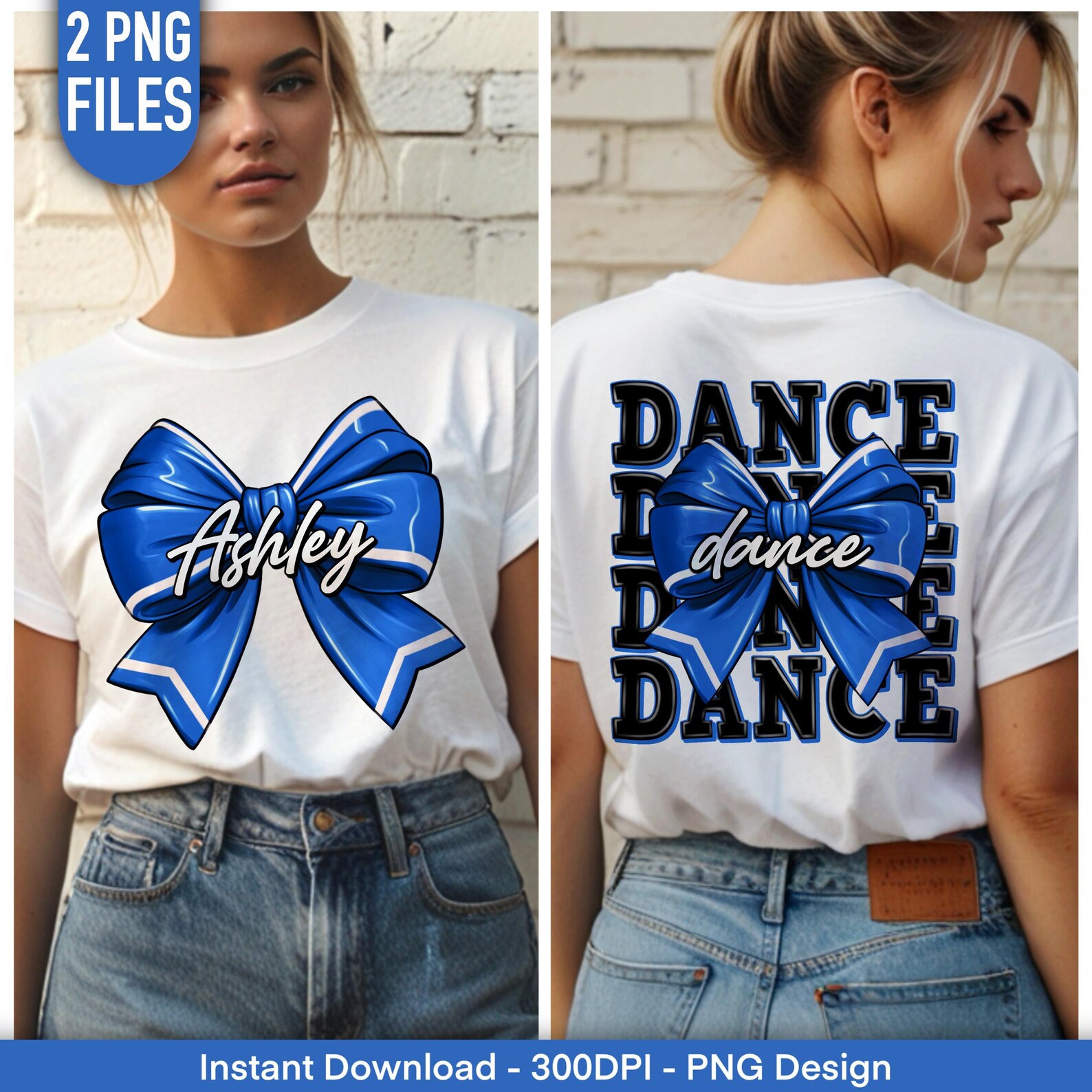 Coquette Blue Dance PNG: Sublimation Design (digital Download) - Etsy