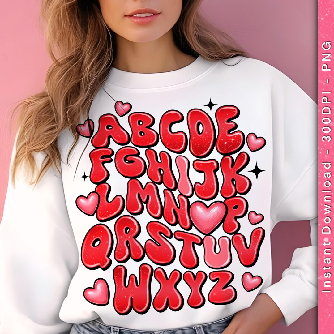 ABC Love You Png, Teacher Valentine Png, Valentine's Day Kids Png ...