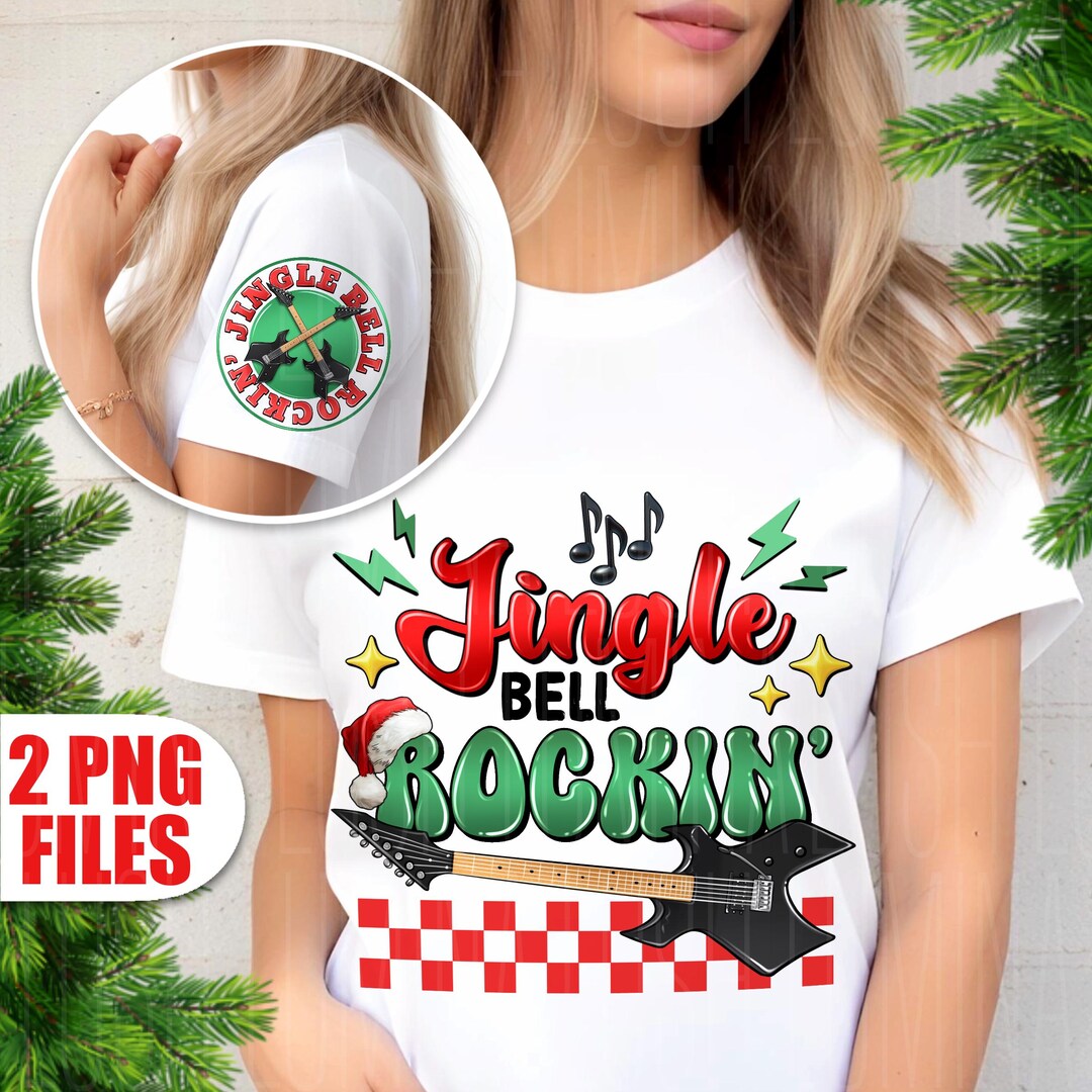 Jingle Bell Rockin PNG, Christmas Sublimation, Jingle Bells PNG ...