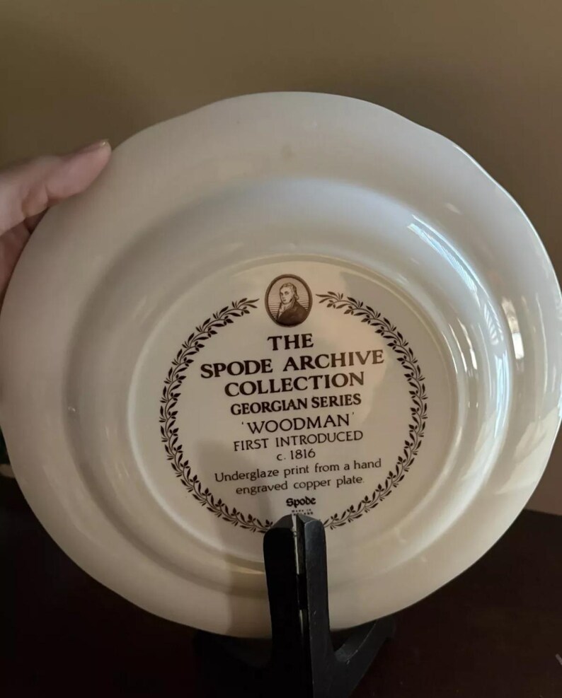 Spode the Archive Collection Georgian Series woodman Made in England - Etsy