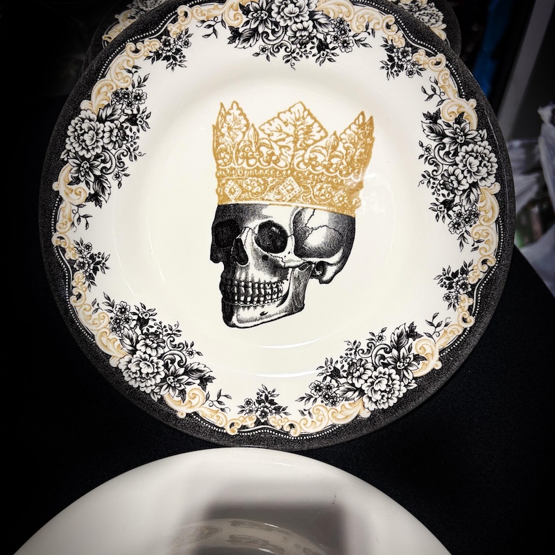 Skull Dinnerware - Etsy