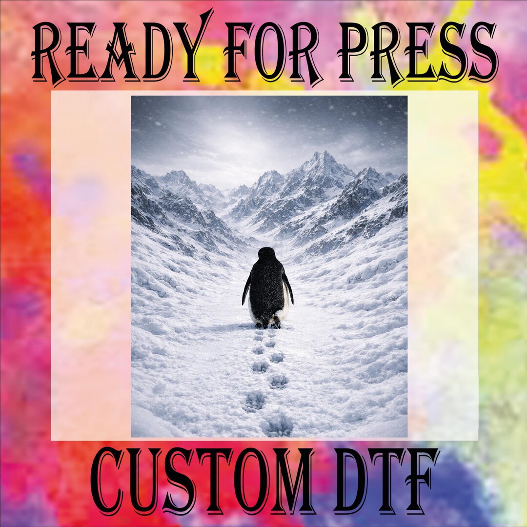But Why Penguin DTF Transfer, Nihilist Penguin Heat Press Design - Etsy