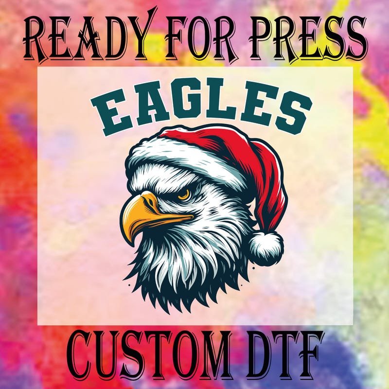 Christmas Eagle Iron On - Etsy