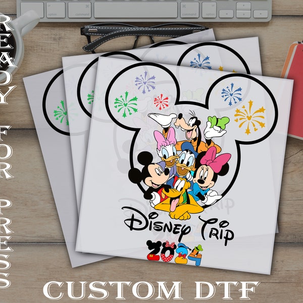 Mickey Mouse Transfer Ready to Press - Etsy