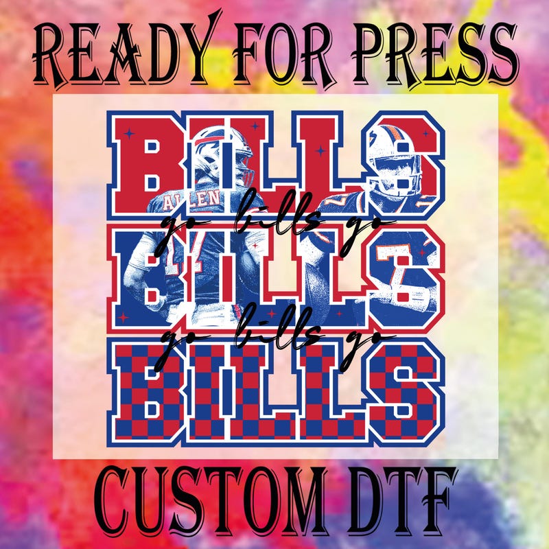 Bills Football Dtf - Etsy