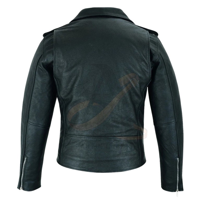 Iconic Marlon Brando Leather Jacket Vintage Motorcycle Biker Style, Men ...