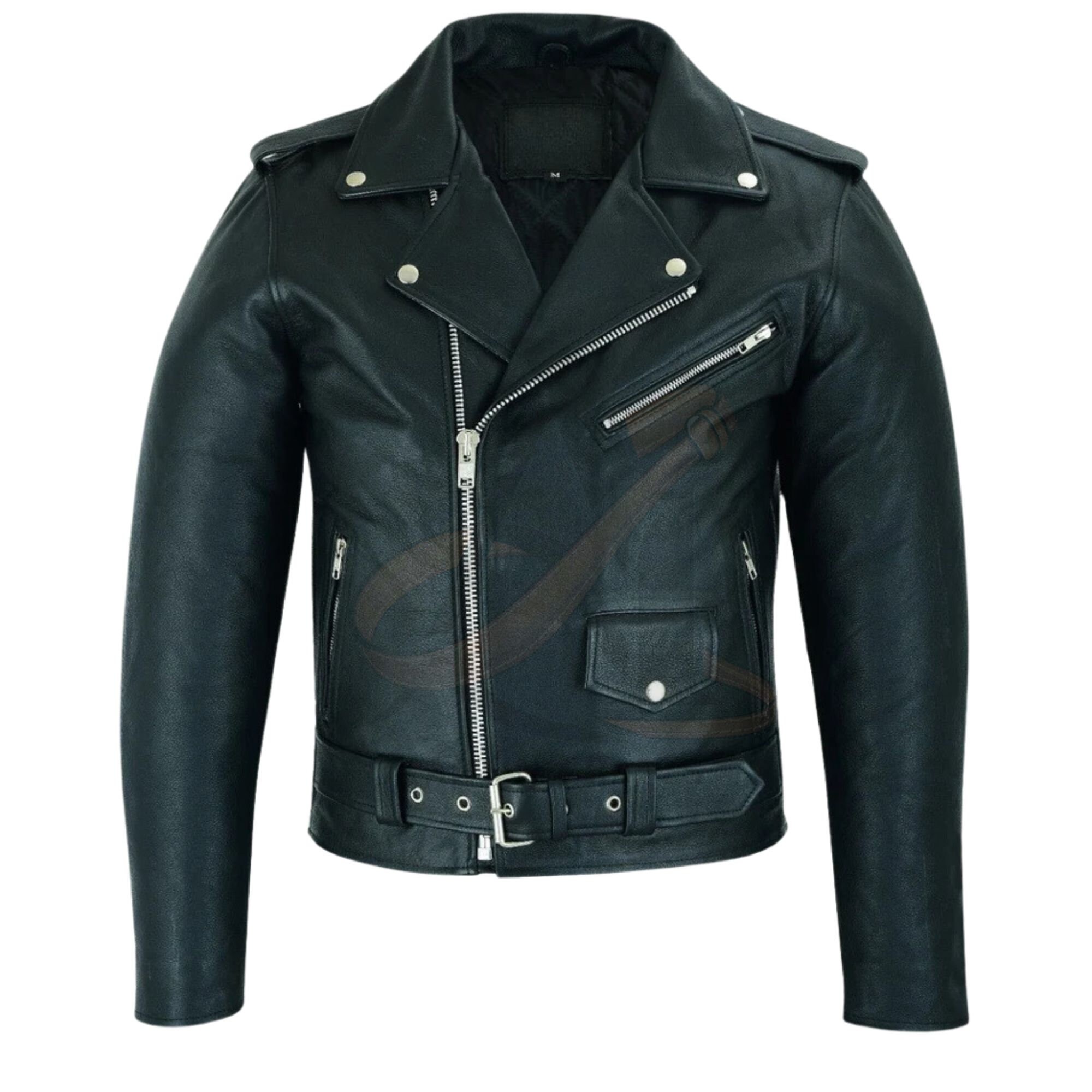 Iconic Marlon Brando Leather Jacket Vintage Motorcycle Biker Style, Men ...