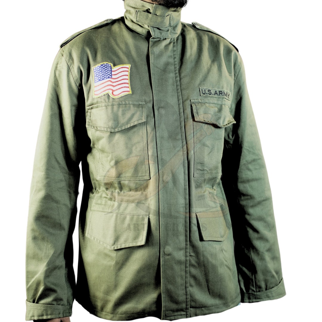 John Rambo First Blood M65 Sylvester Stallone Commando Olive Green ...