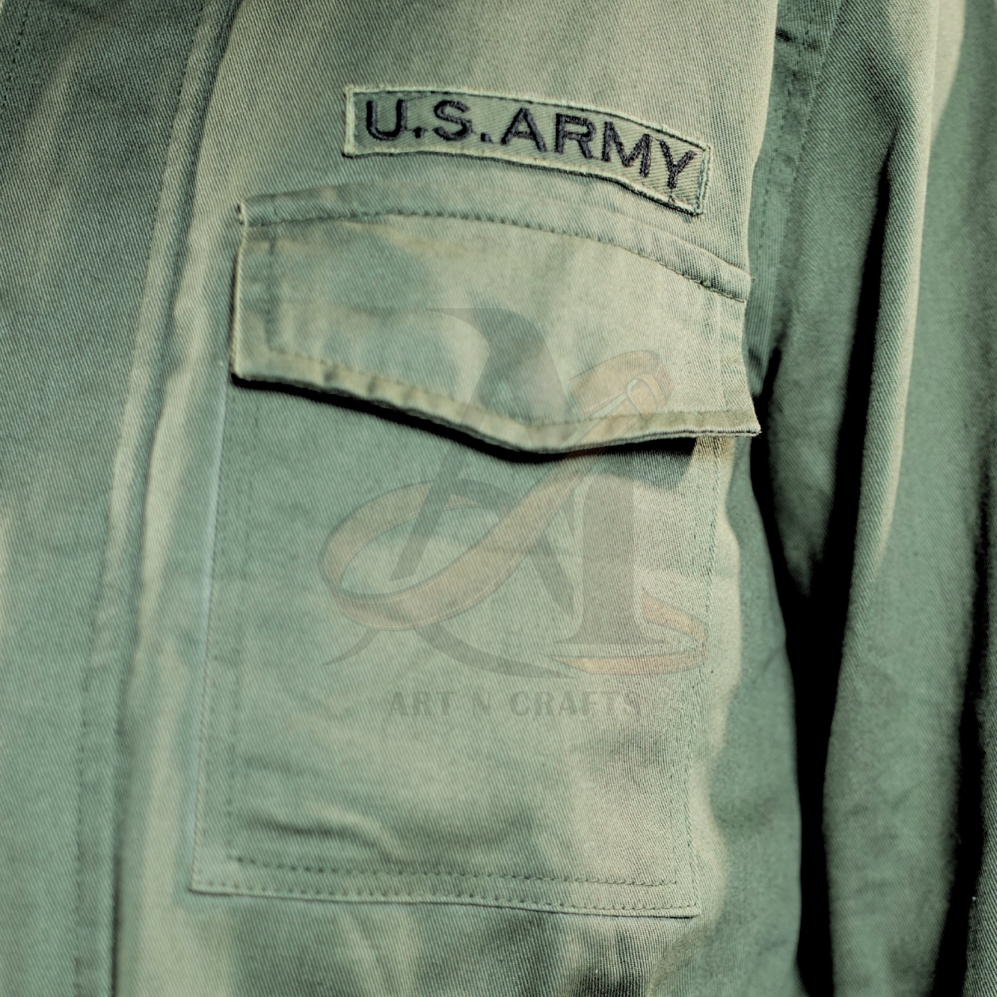 John Rambo First Blood M65 Sylvester Stallone Commando Olive Green ...