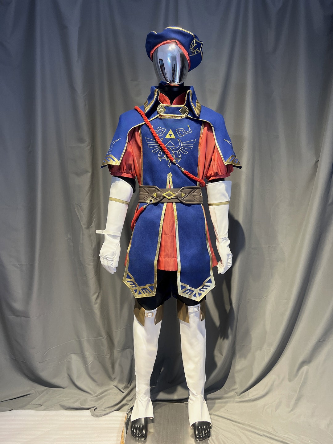 Link Royal Guard Cosplay Costume, Uniform Suit, Zelda: Tears of the ...