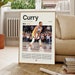 Stephen Curry Poster, Golden State Warriors Basketball Poster ...