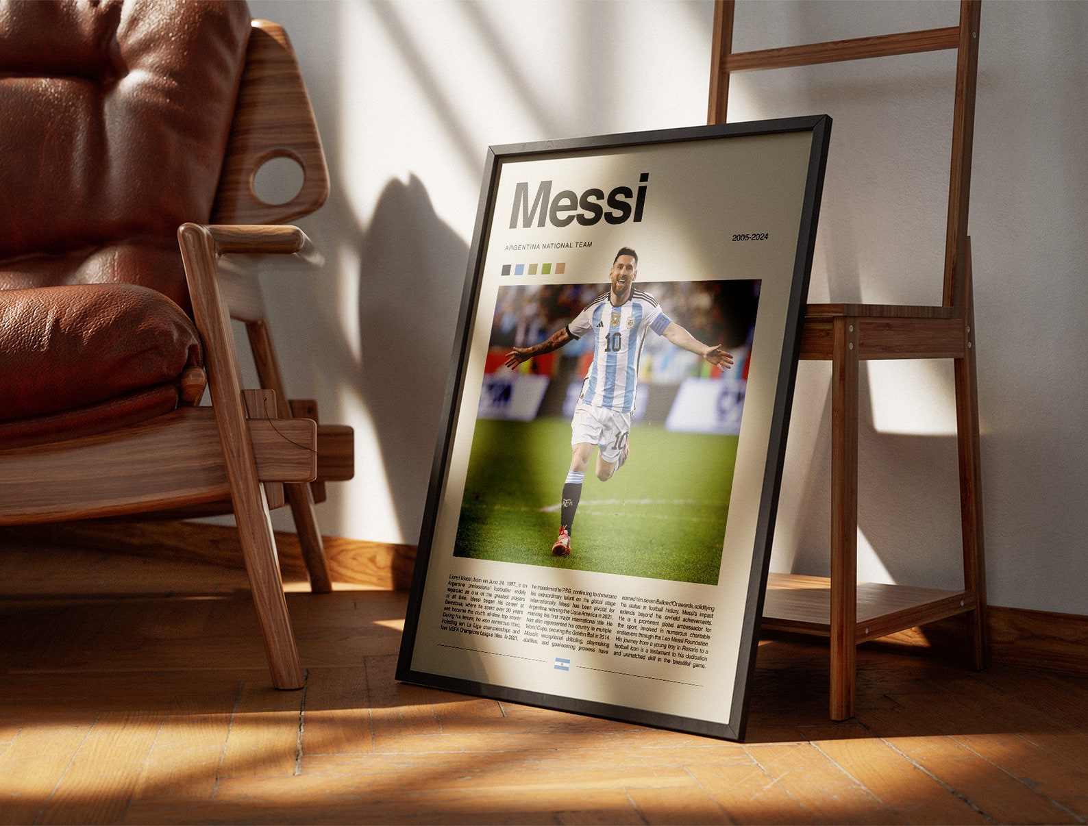 Lionel Messi Poster, Argentina Footballer Poster, Soccer Gifts, Sports ...