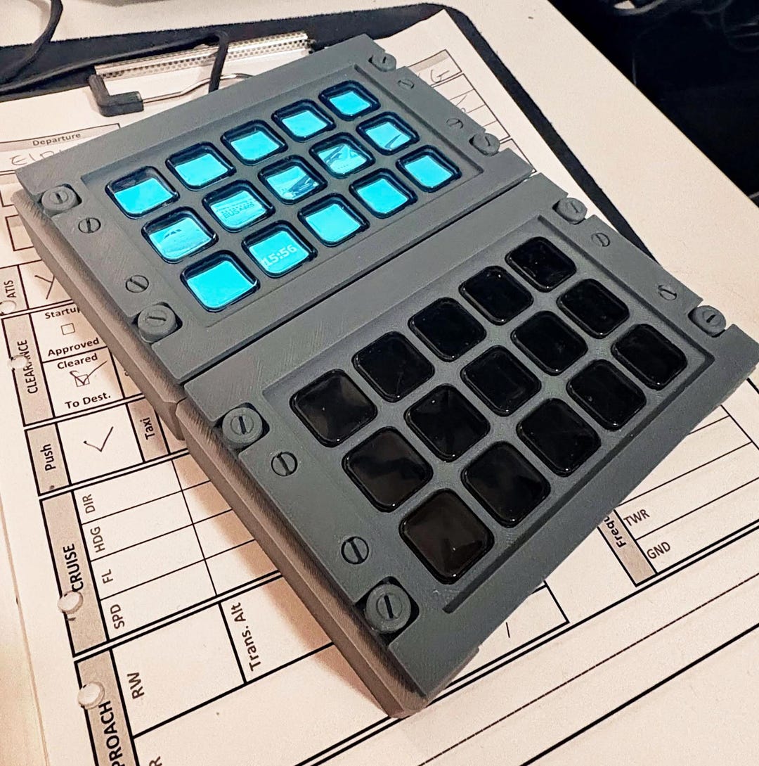 Airbus-style Faceplate and Mount for Stream Deck MK.2 ***digital File ...