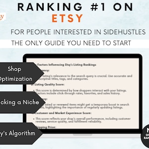 How to Sell Products and Rank 1st on Etsy Search Page, Etsy Shop Seller Help Selling Guide, How ...