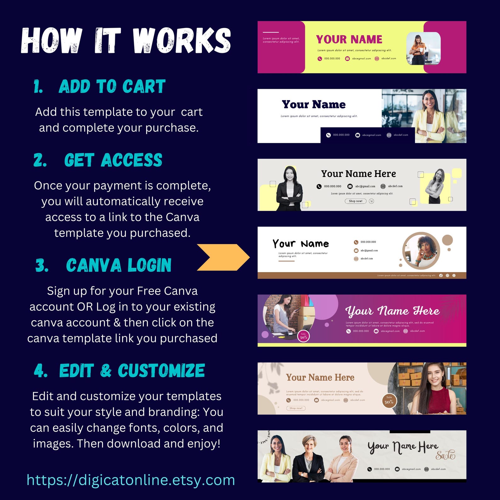 20 Professional Linkedin Profile Banner Templates for Busy Business ...