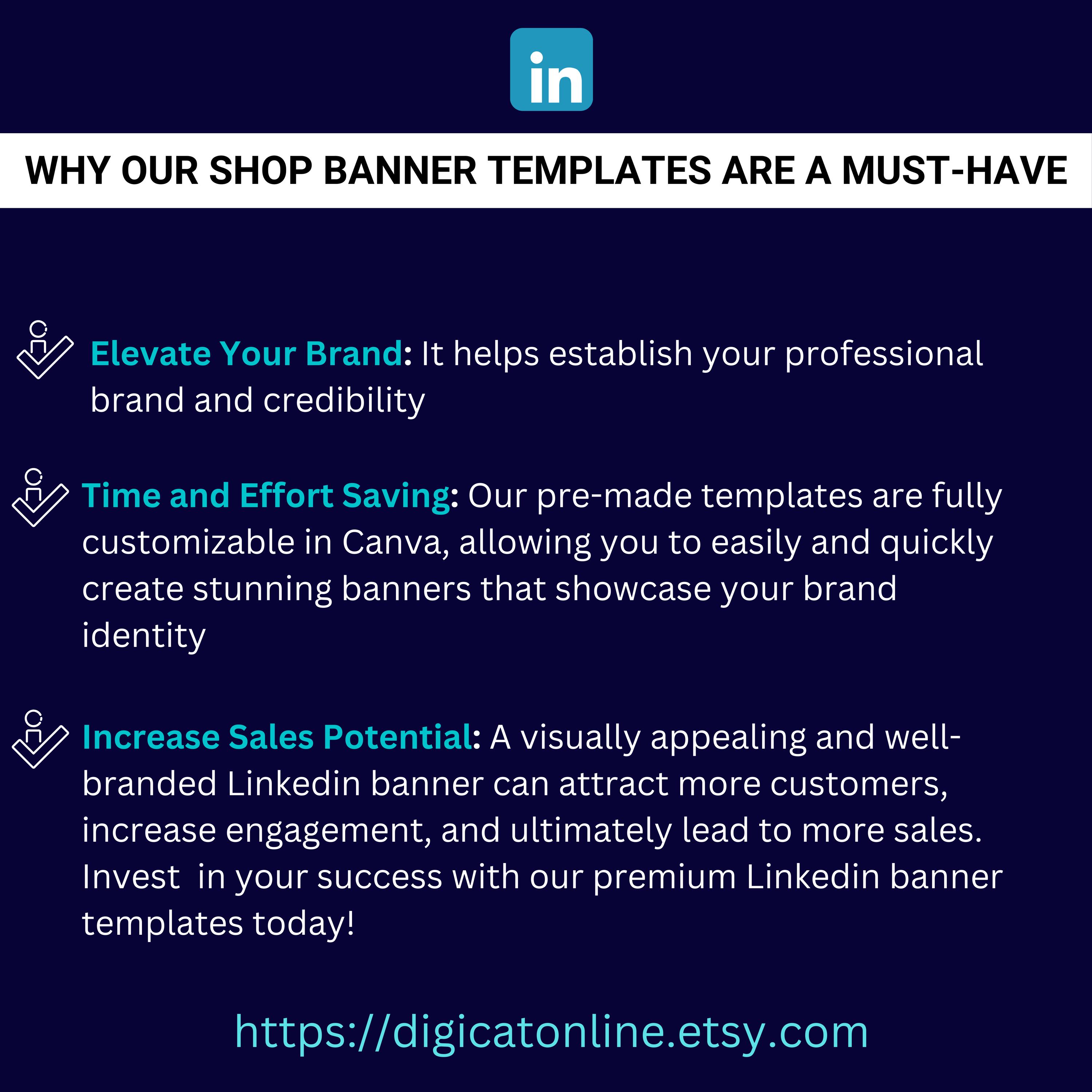20 Professional Linkedin Profile Banner Templates for Busy Business ...