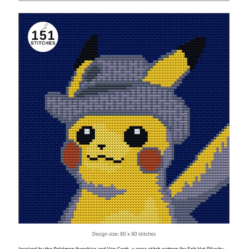 Pikachu mit grauem filzhut - Etsy.de