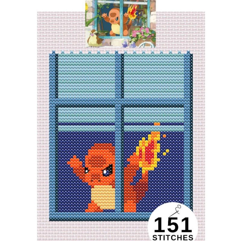 Window Charmander - Etsy