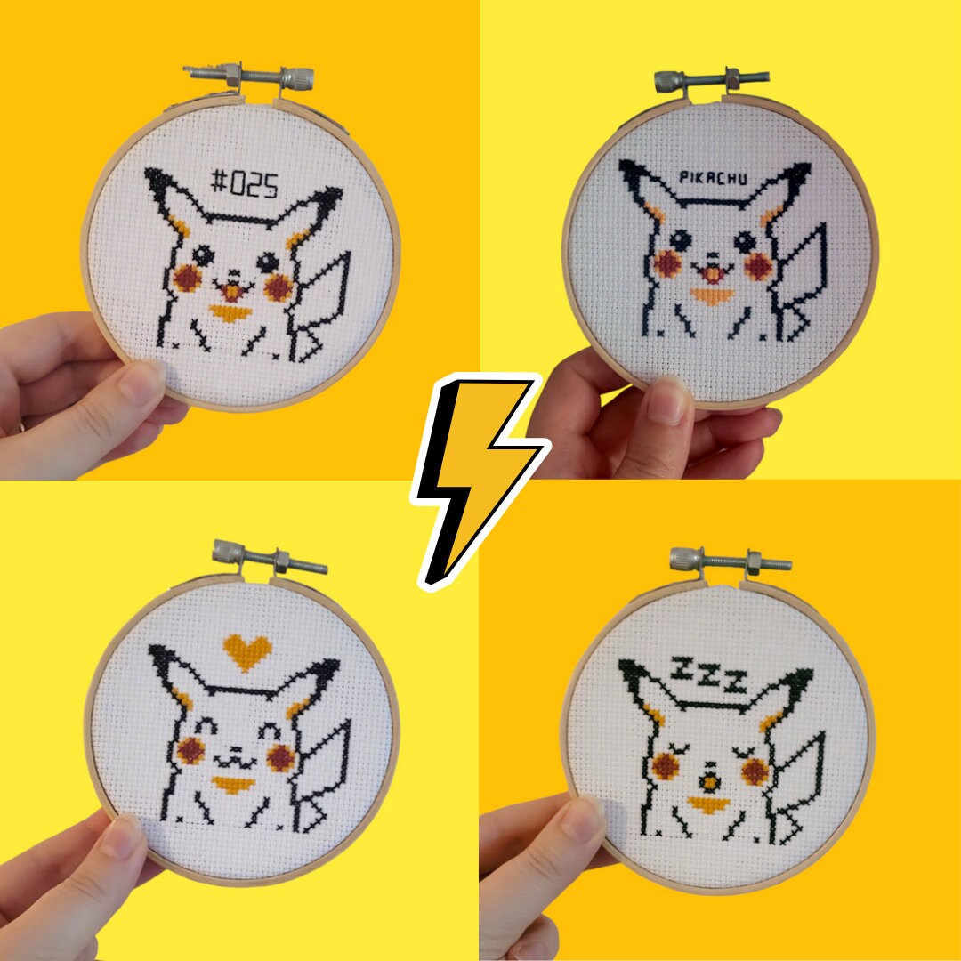 PIKACHU - Hoop (VARIATIONS!) - Etsy