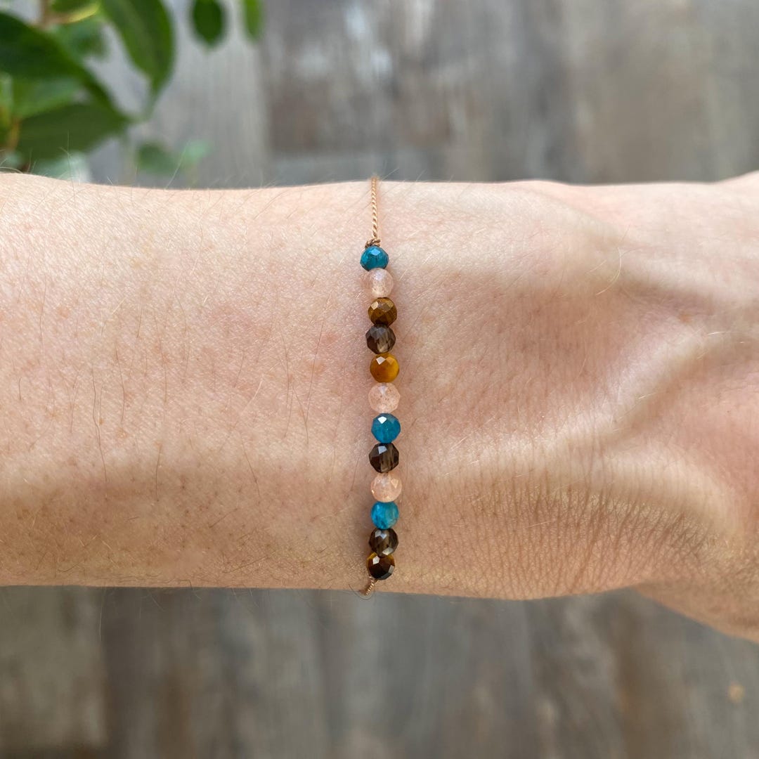WEIGHT MANAGEMENT Energy Manifestation Bracelet, Healing Crystal Beads ...