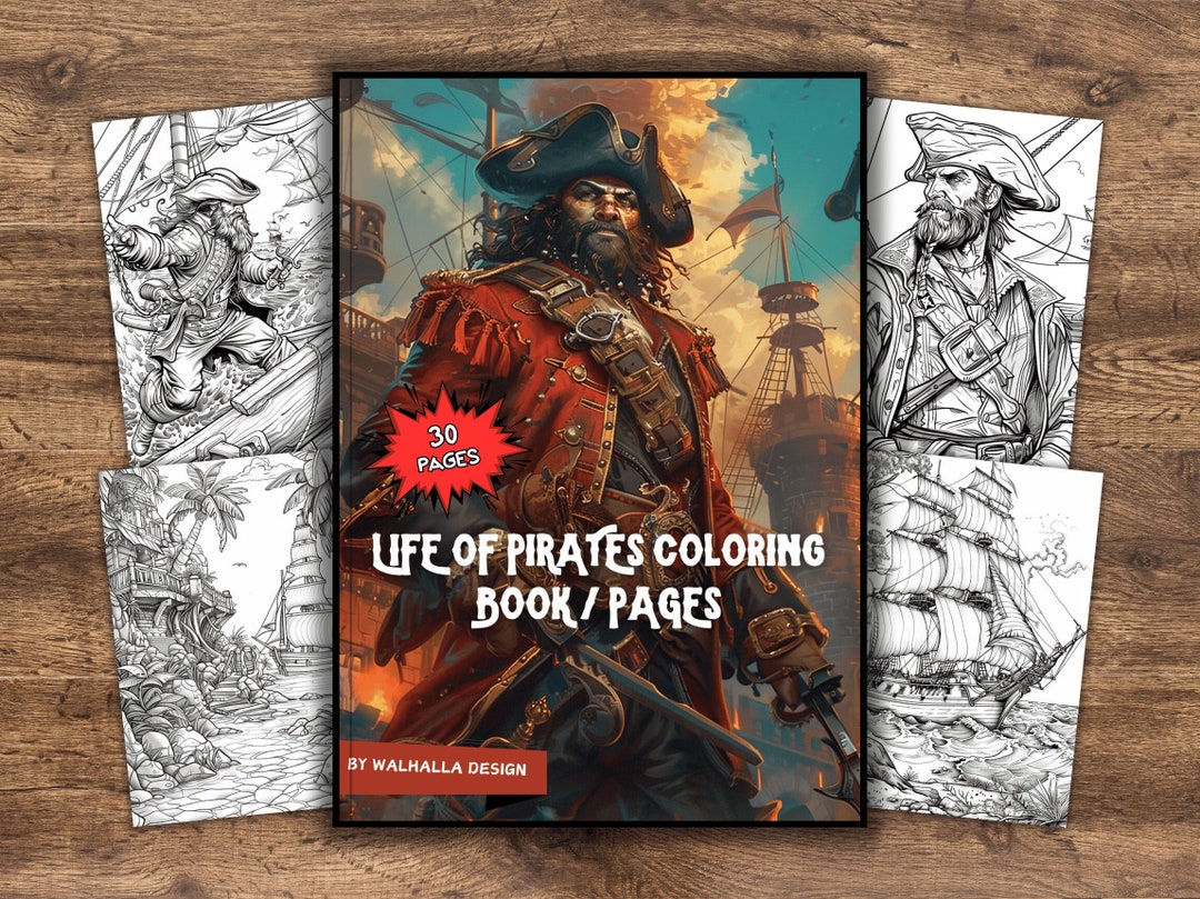 30 Life of Pirates Coloring Pages ,adult and Kids Coloring Book ...