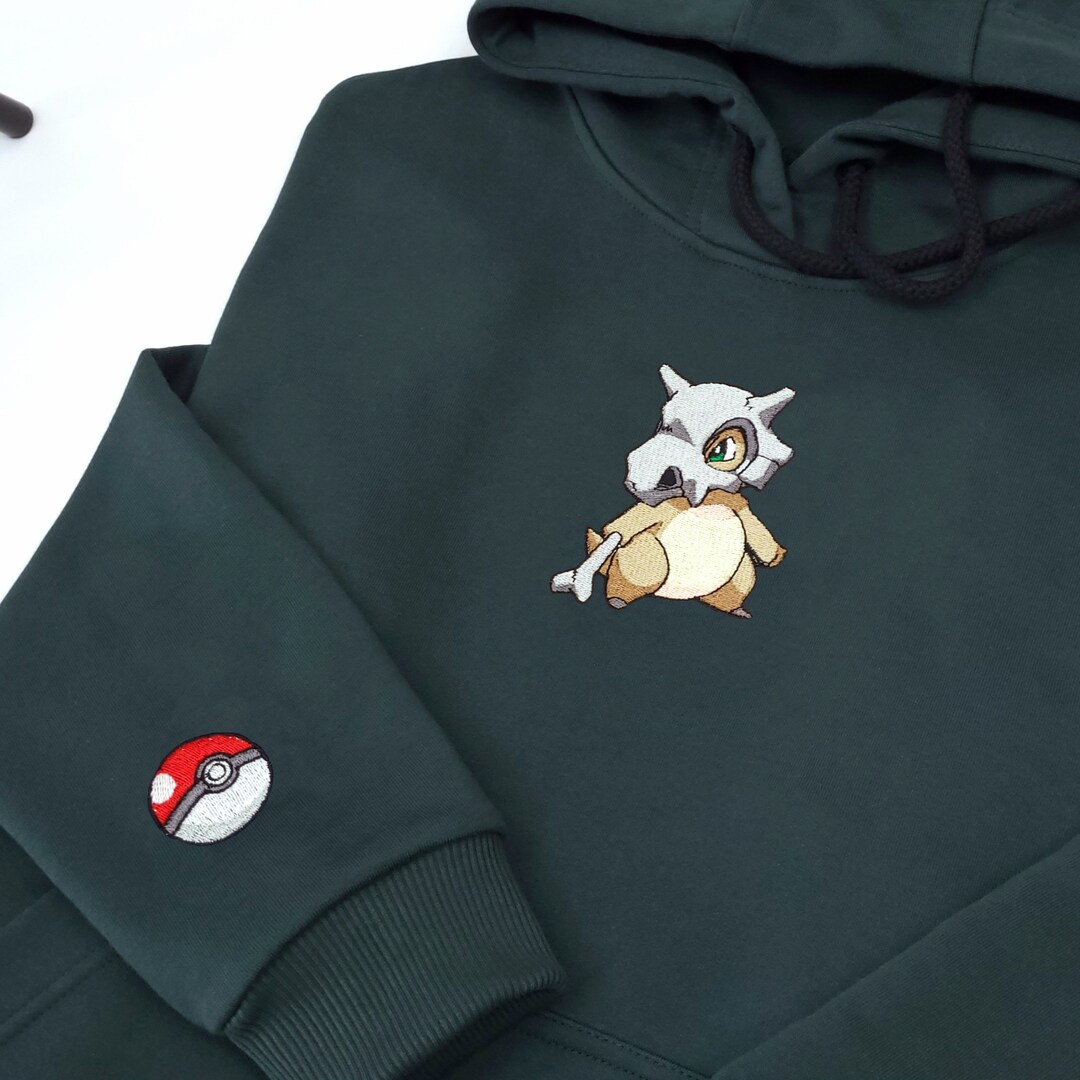 Hoodie Embroidery Hoodies Men Embroidered Pokemon Embroidered ...
