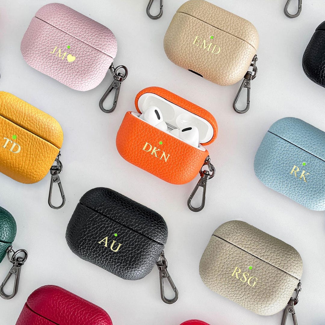 Free Shipping Personalised Airpods 1,2,3,4 & Pro 1, 2 Case, Monogram ...