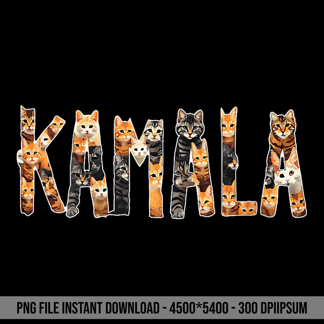 Kamala Png, Kamala Cat Png, Kamala Cat Lady, Cats Kamala Png, Harris ...