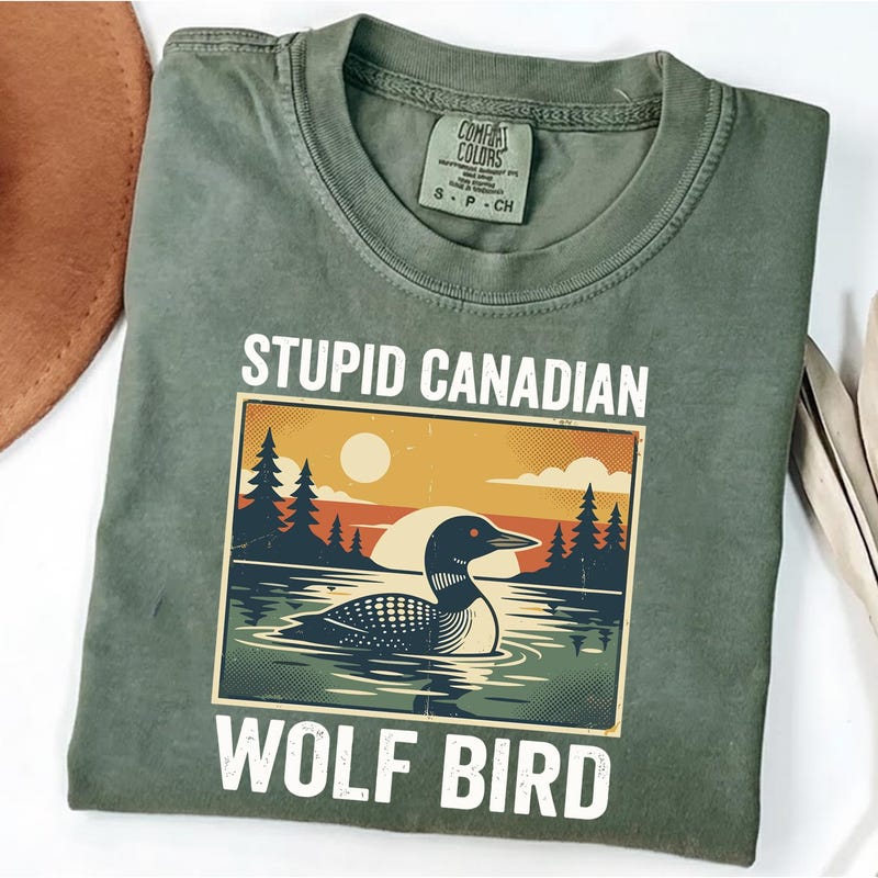 Stupid Canadian Wolf Bird Hat - Etsy