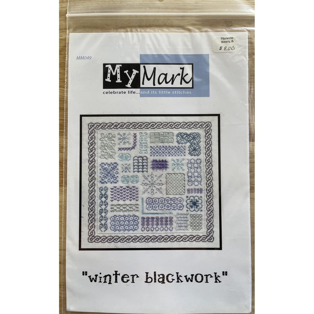 Winter Blackwork ~ My Mark Designs ~ Cross Stitch Pattern MM049 NIP - Etsy