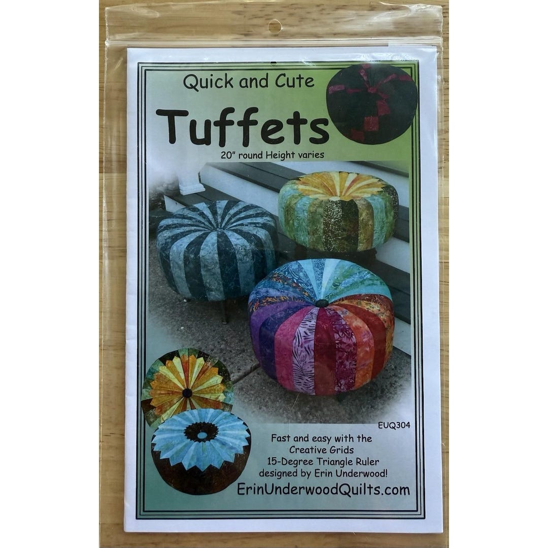 Quick and Cute Tuffets Ottoman Poof Sewing Pattern by Erin Underwood ...