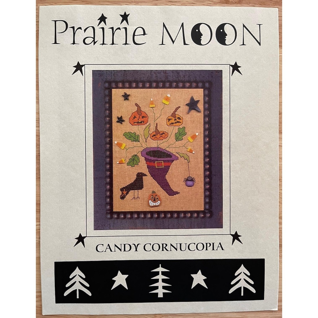 Prairie Moon Candy Cornucopia Halloween Counted Cross Stitch Pattern - Etsy