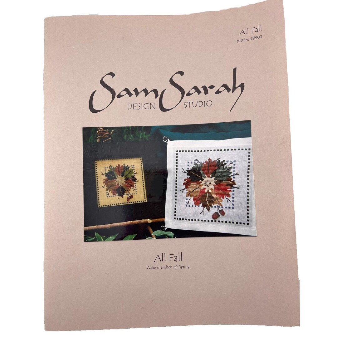 Sam Sarah Design Studios Counted Cross Chart - All Fall - Etsy